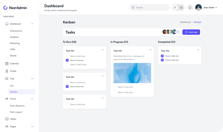 200+ Next.js UI Components for Dashboards | NextAdmin