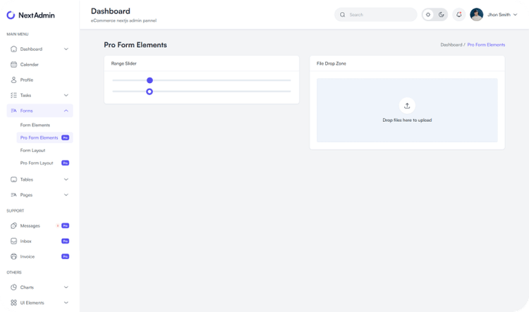 200+ Next.js UI Components for Dashboards | NextAdmin